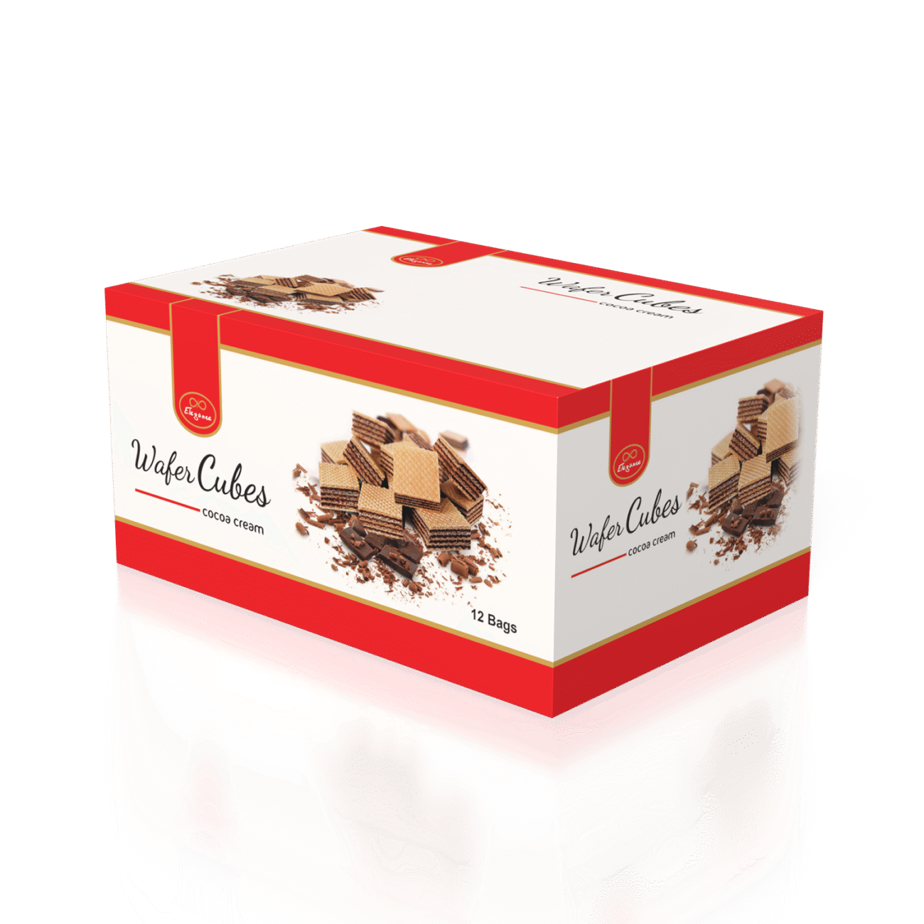 Elegance Wafer Cubes Cocoa Cream - Elegance Foods